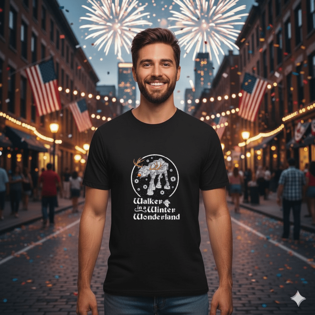 Walken In A Winter Wonderland Retro Humor Parody Quote Art Unisex T ...