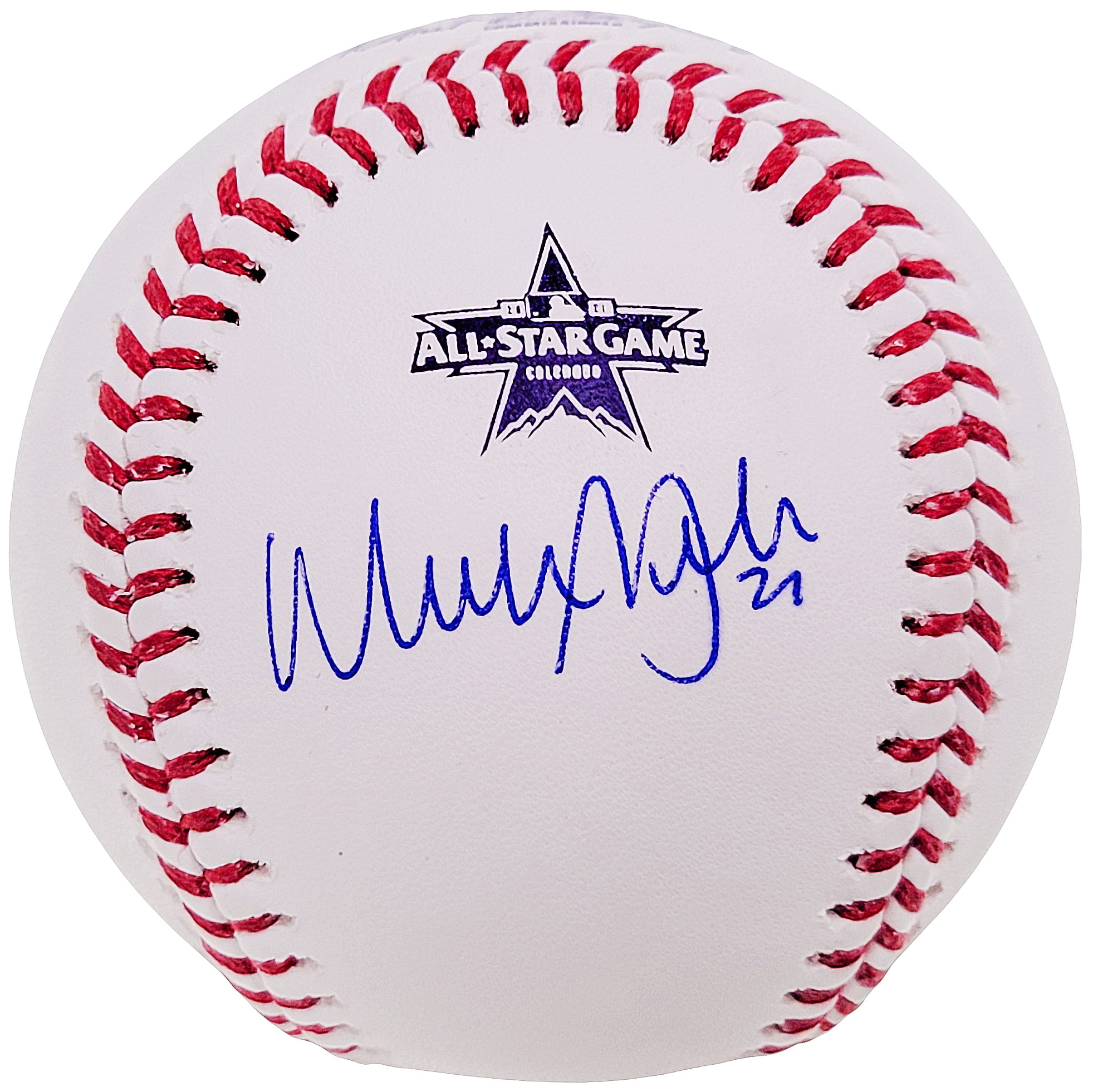 Walker Buehler Autographed Official 2021 All Star Game Logo Baseball ...