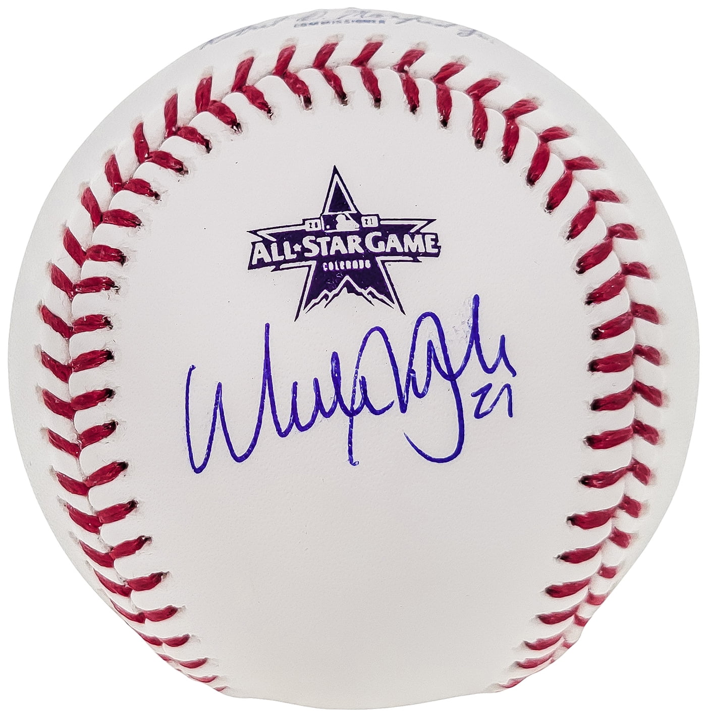 Walker Buehler Autographed Official 2021 All Star Game MLB Baseball Los ...