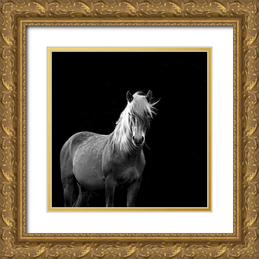 Walker, Carol 15x15 Gold Ornate Wood Framed with Double Matting Museum ...