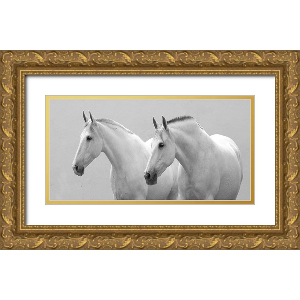 Walker, Carol 18x11 Gold Ornate Wood Framed with Double Matting Museum ...