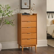 Walker Edison Modern 6-Drawer Dresser with Cut-Out Handles, Riviera ...