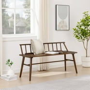 Crown Mark Jerimiah Back Support Bench, Black - Walmart.com