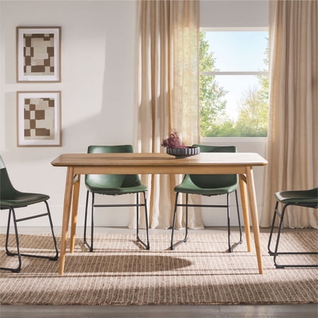 TMS Woodward 59" Indoor Dining Table, Brown - Walmart.com