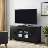 Walker Edison Black Wood TV Stand for TVs Up to 58" - Walmart.com
