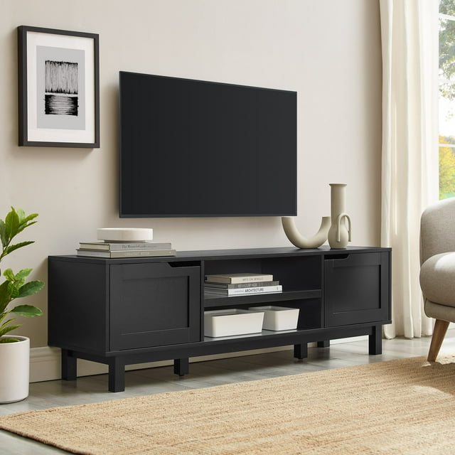 Free Shipping! Walker Edison Contemporary 2-Door TV Stand for TVs up to ...