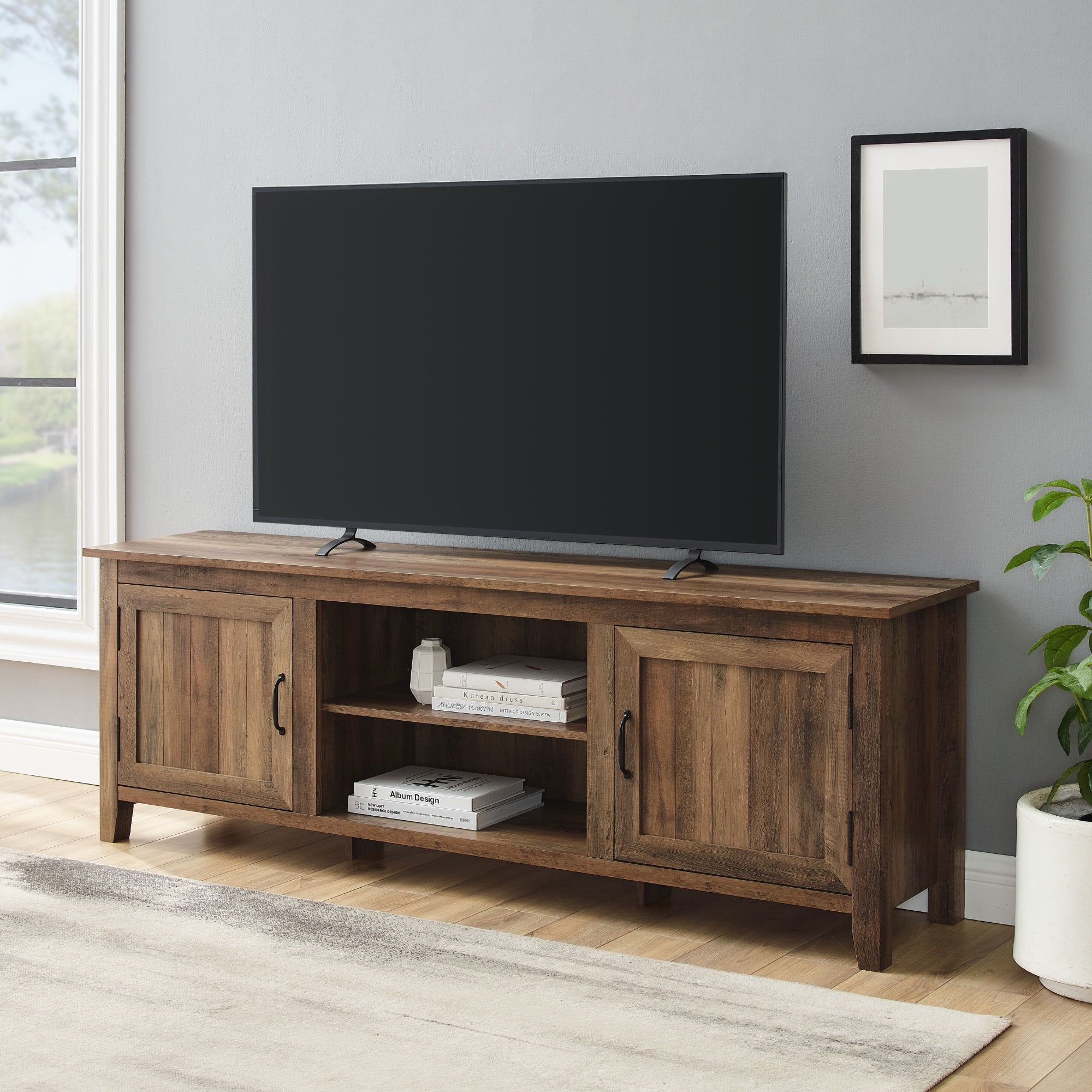80 Tv Stand Reclaimed Wood 80 Inch Tv Stand Etsy