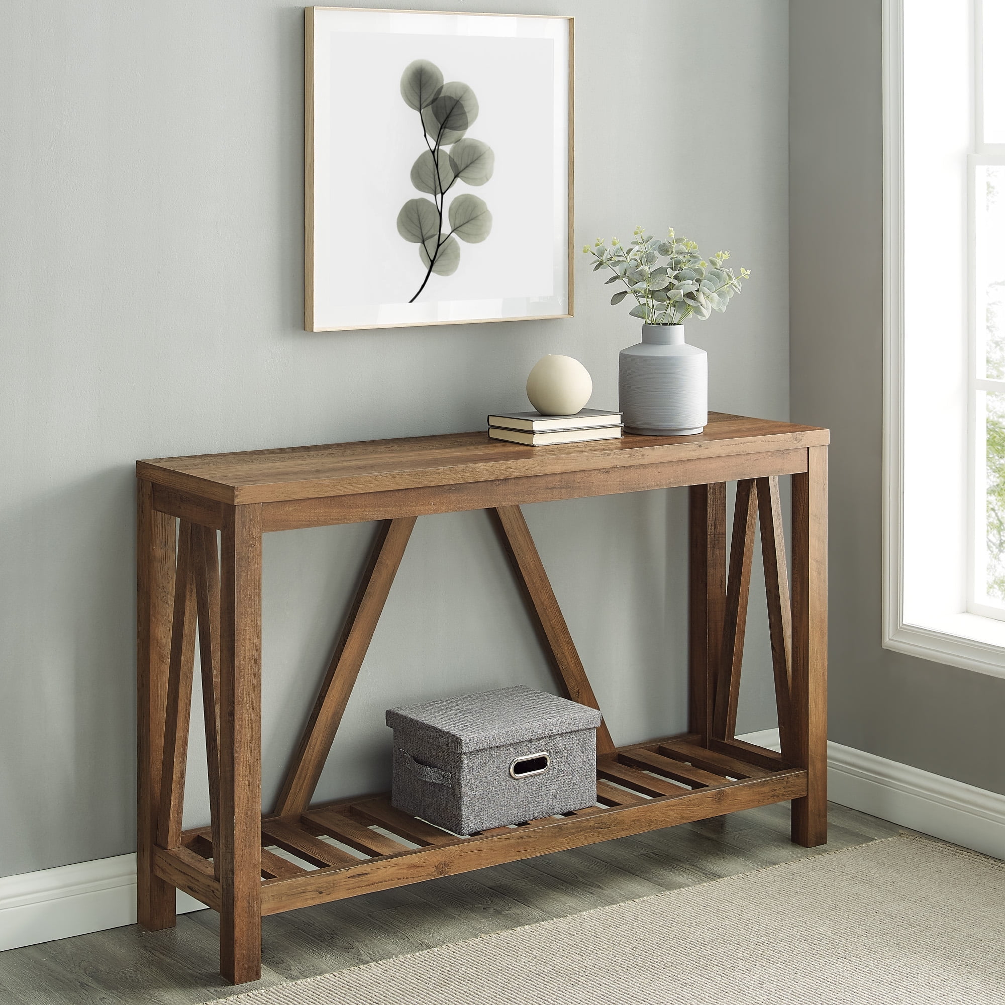 Walker Edison Barn Style Furniture, Rustic Living Room Modern Farmhouse ...