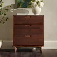 Walker Edison Modern 6-Drawer Dresser, Sleek Riviera Finish, Cut-Out ...