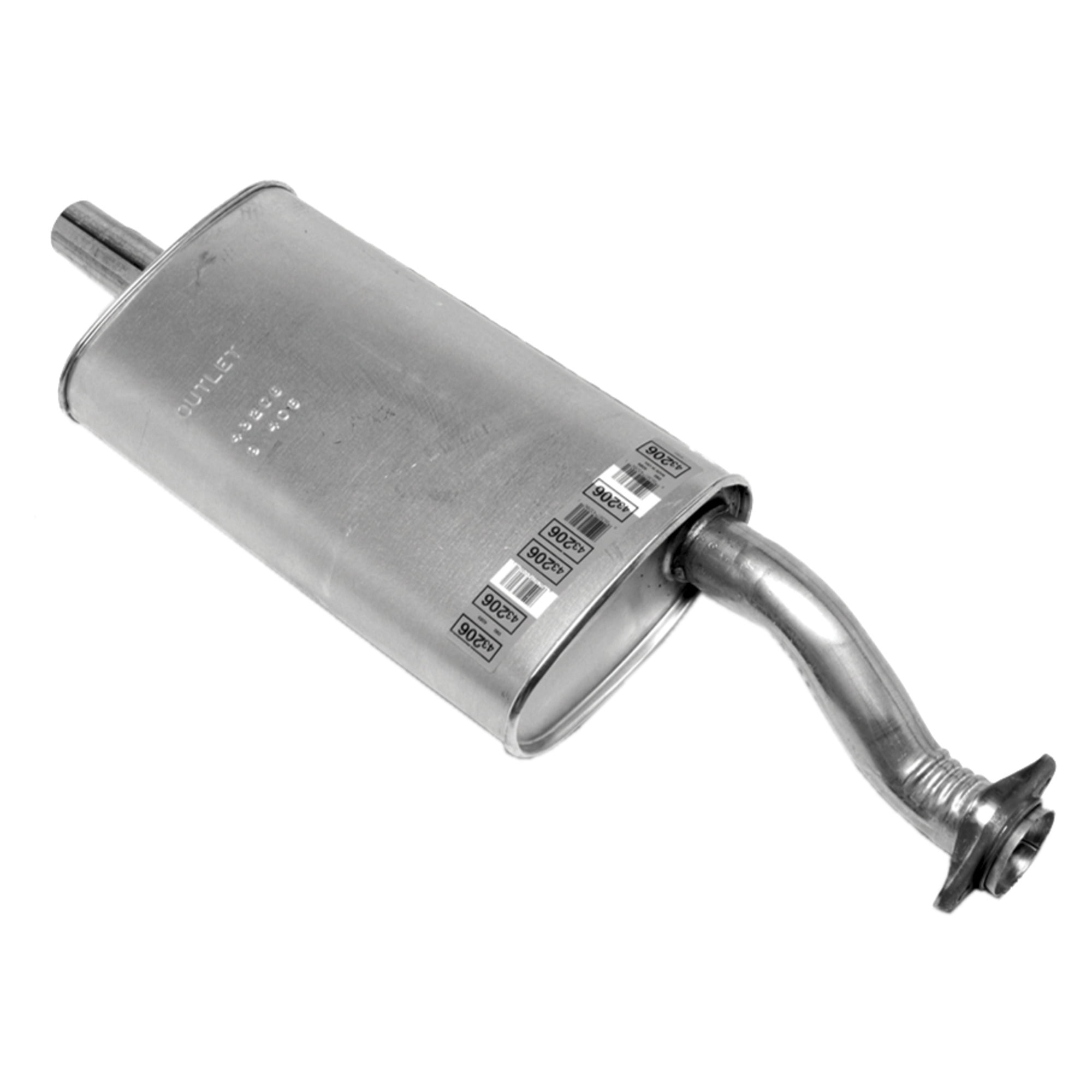 Walker Exhaust Quiet-Flow SS 43206 Exhaust Muffler Assembly - Walmart.com