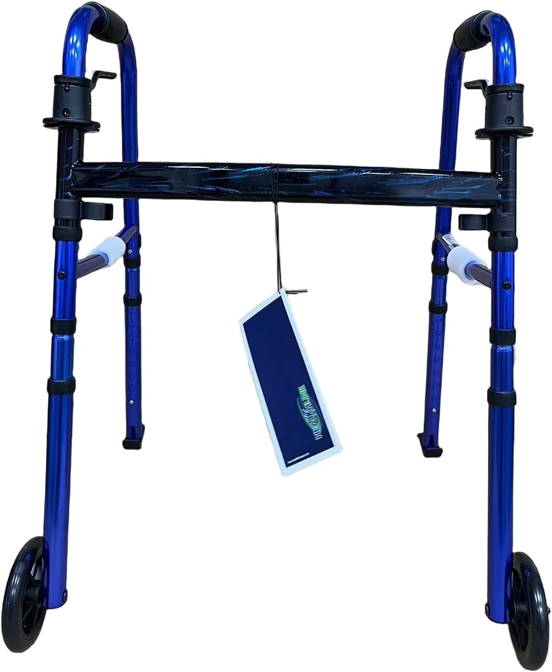 Folding 2-button walker, 5" wheels-glides, junior, 1 ea - Walmart.com