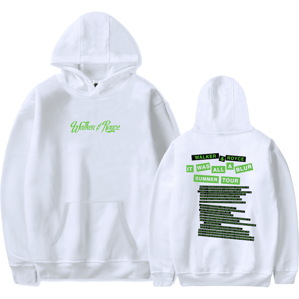 Walker & Royce Merch It Was All A Blur Summer Tour Hoodie Men Women ...