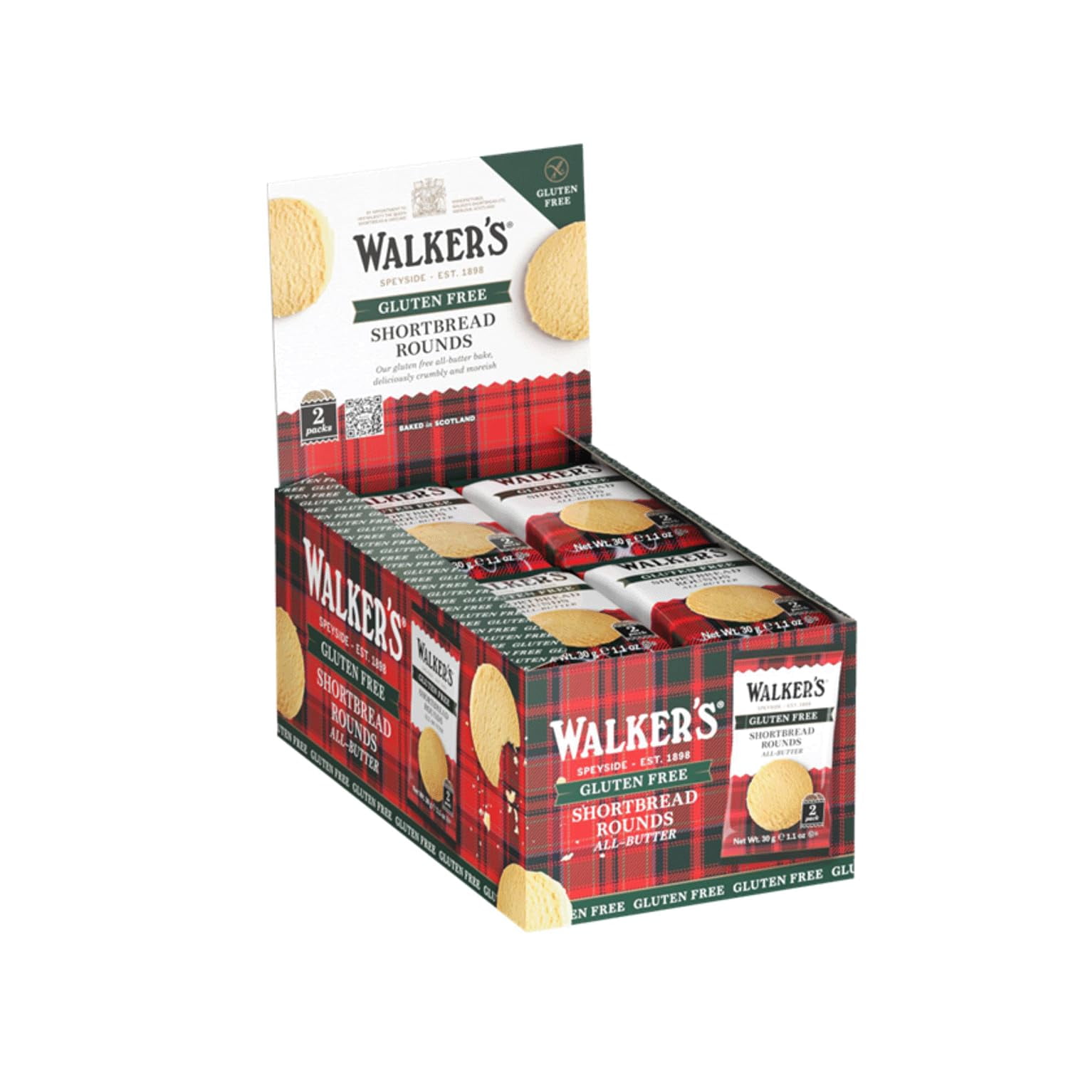 Walker’S All-Butter Shortbread Rounds, Gluten Free Cookies ...