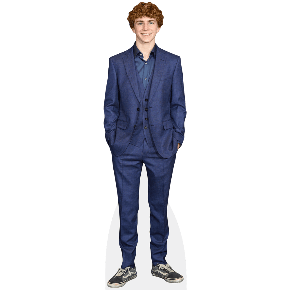 Walker Scobell (Blue Suit) Lifesize Cutout Standee - Celebrity Cutouts ...