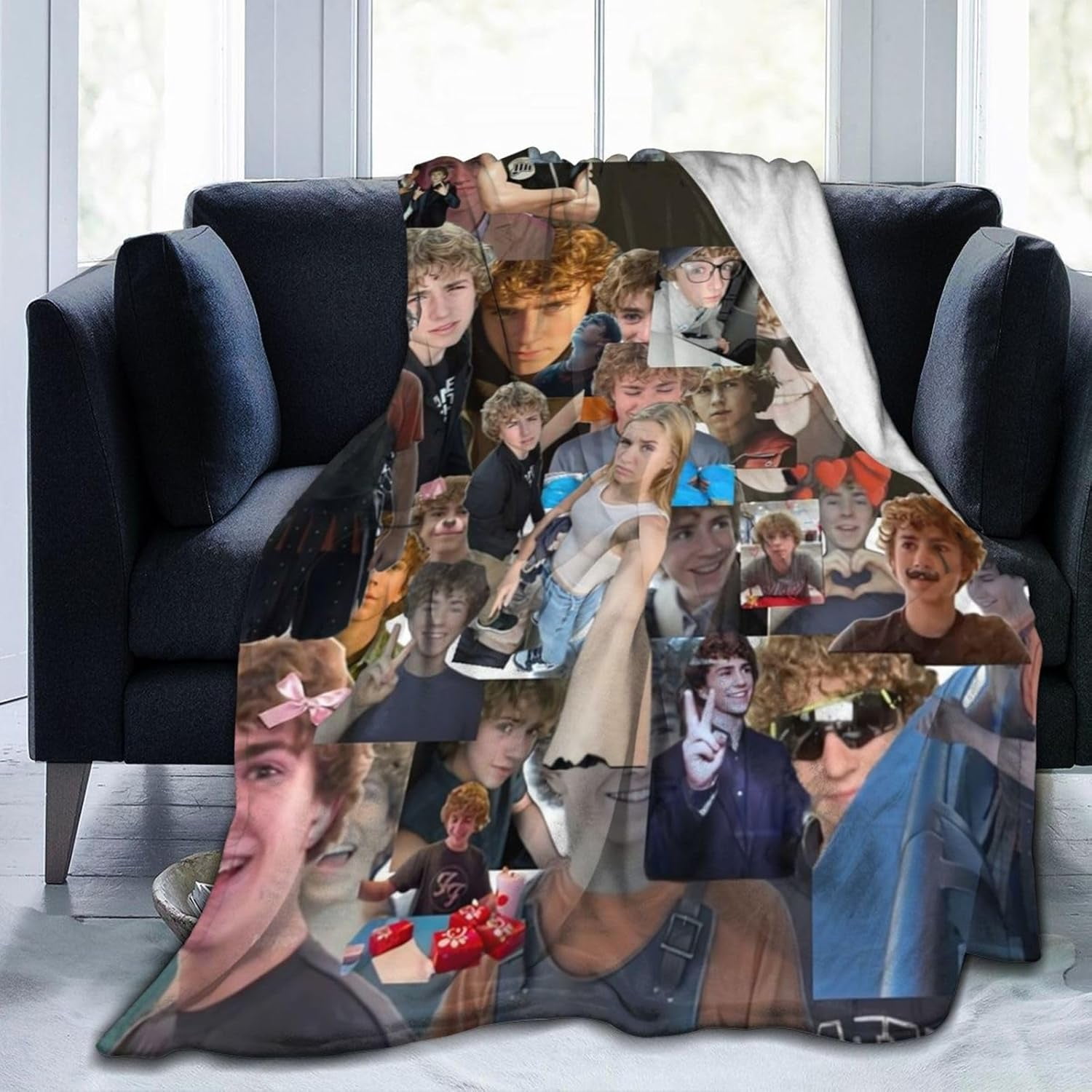 Walker Scobell Fleece Blanket for Couch - Throw Blanket Lightweight ...