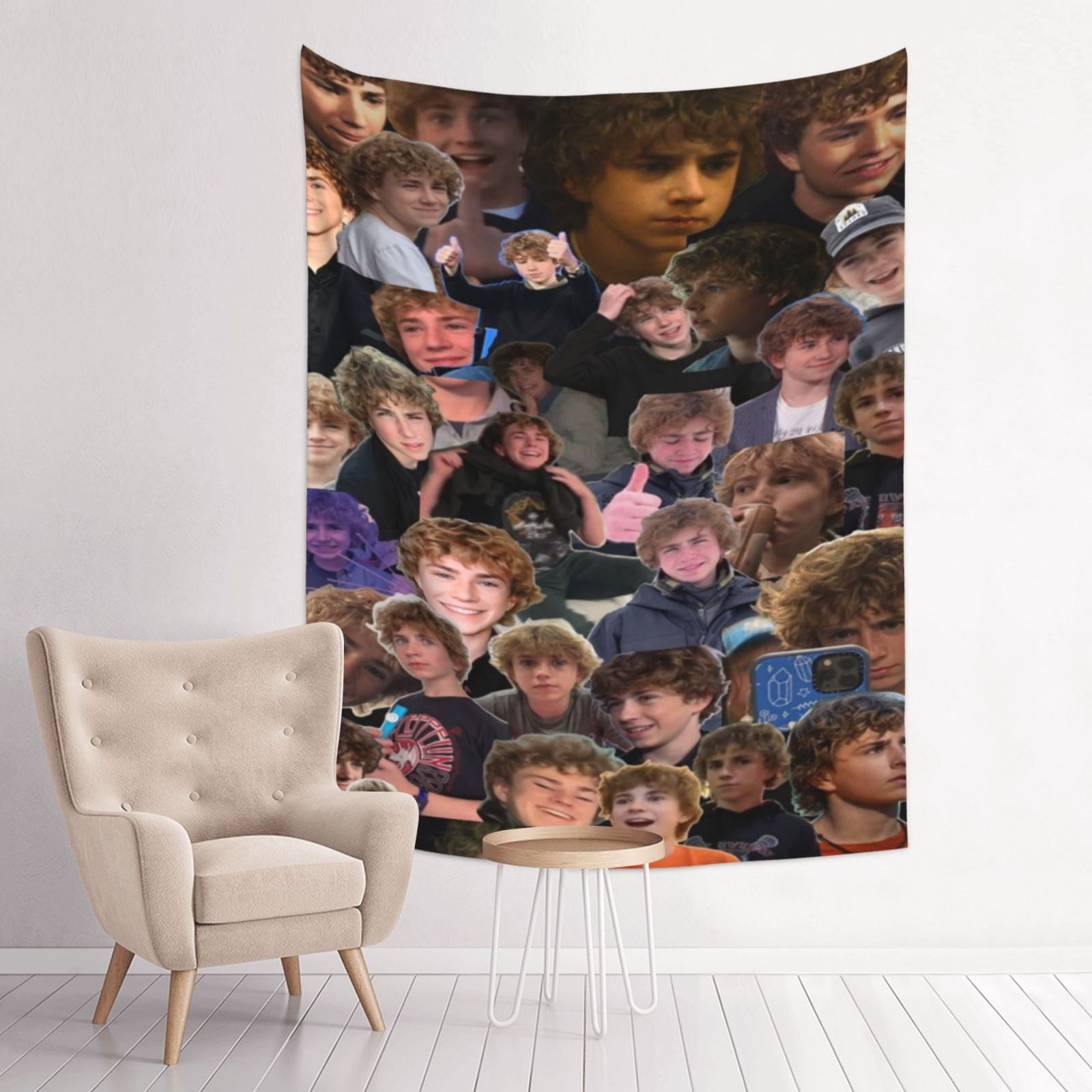 Walker Scobell Tapestry Anime Poster Large Background Wall Art Bedroom ...