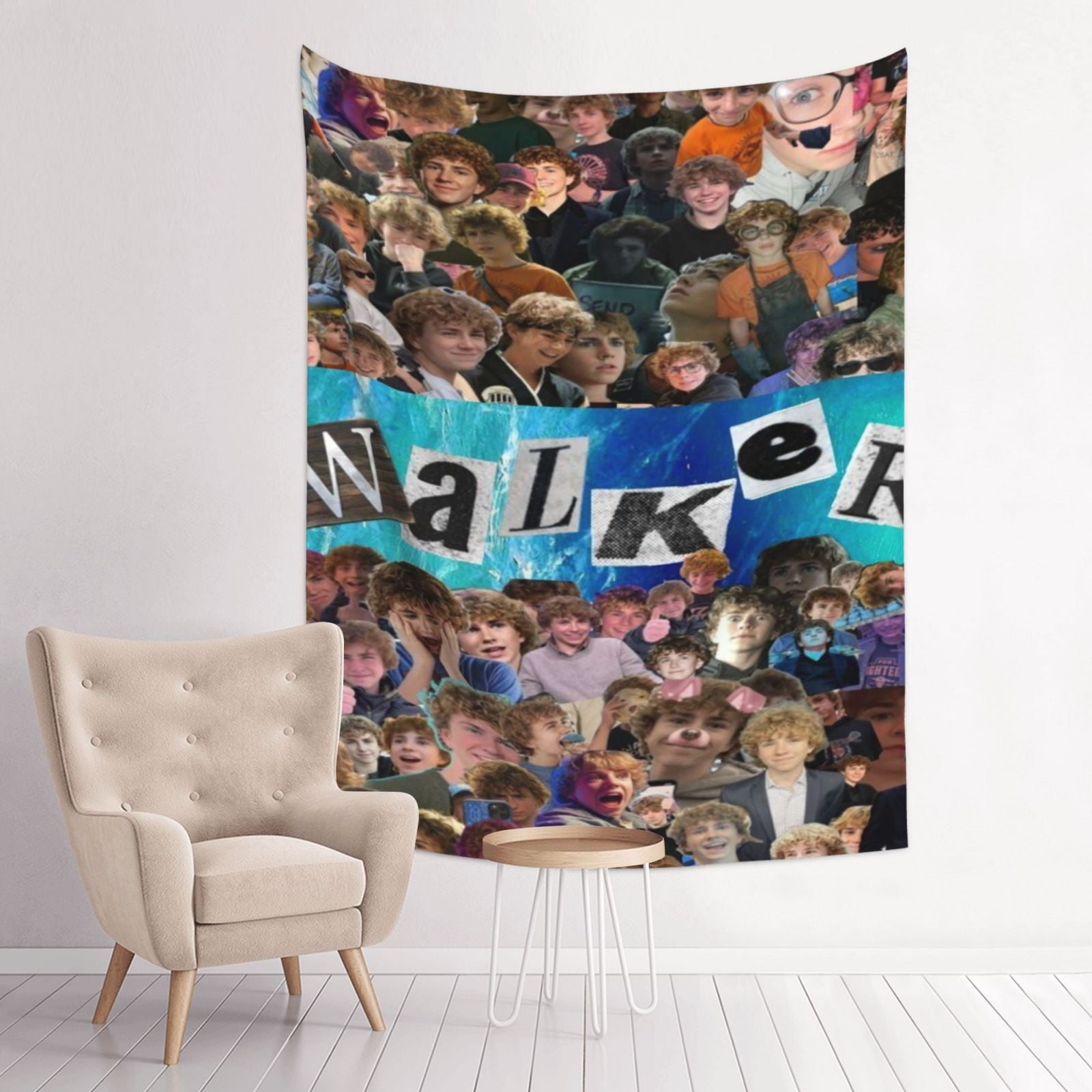 Walker Scobell Tapestry Anime Poster Large Background Wall Art Bedroom ...