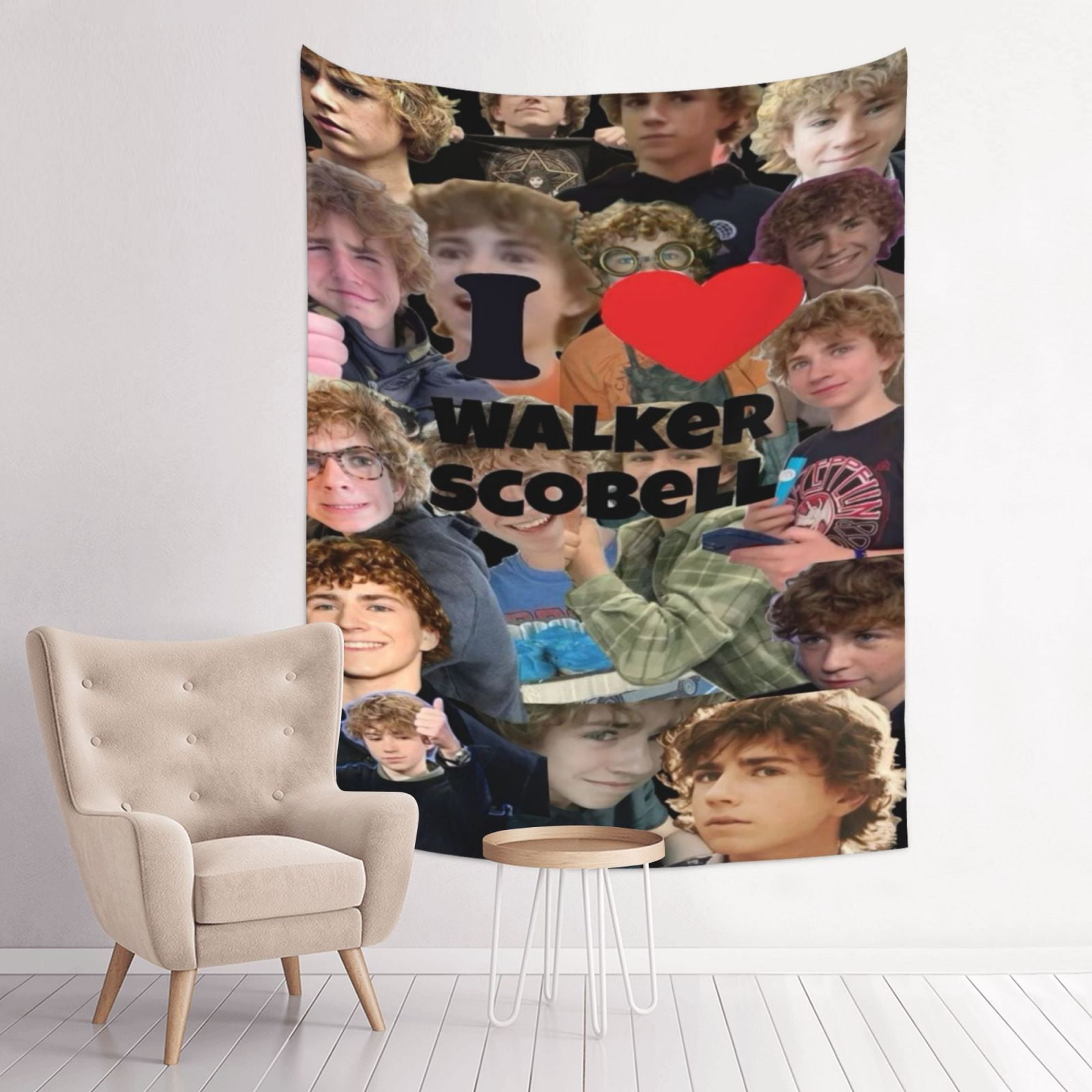 Walker Scobell Tapestry Anime Poster Large Background Wall Art Bedroom ...