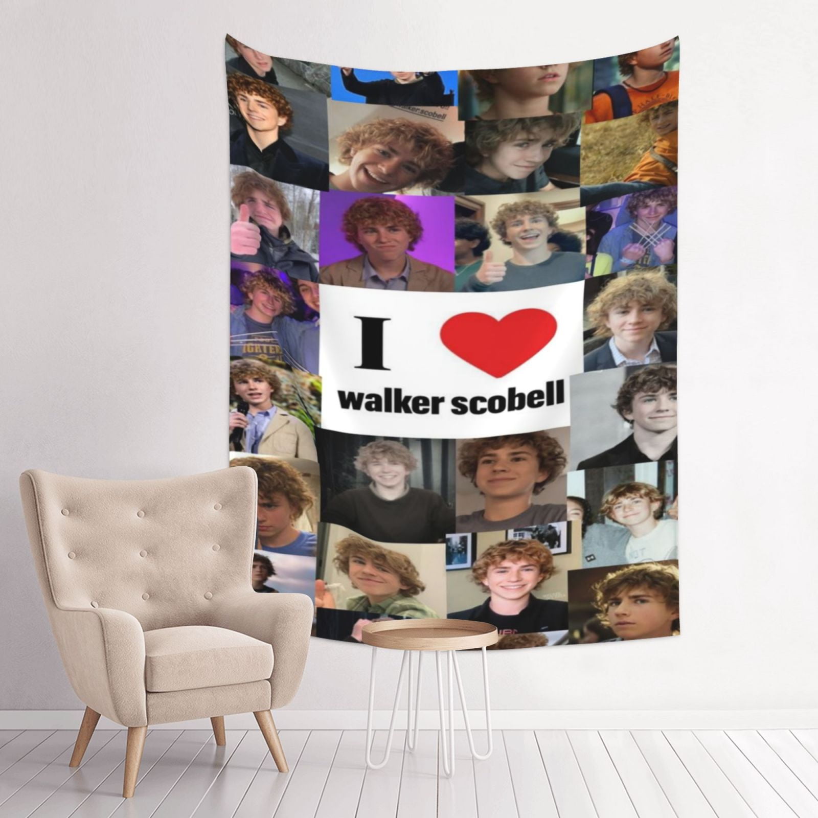 Walker Scobell Tapestry Anime Poster Large Background Wall Art Bedroom ...