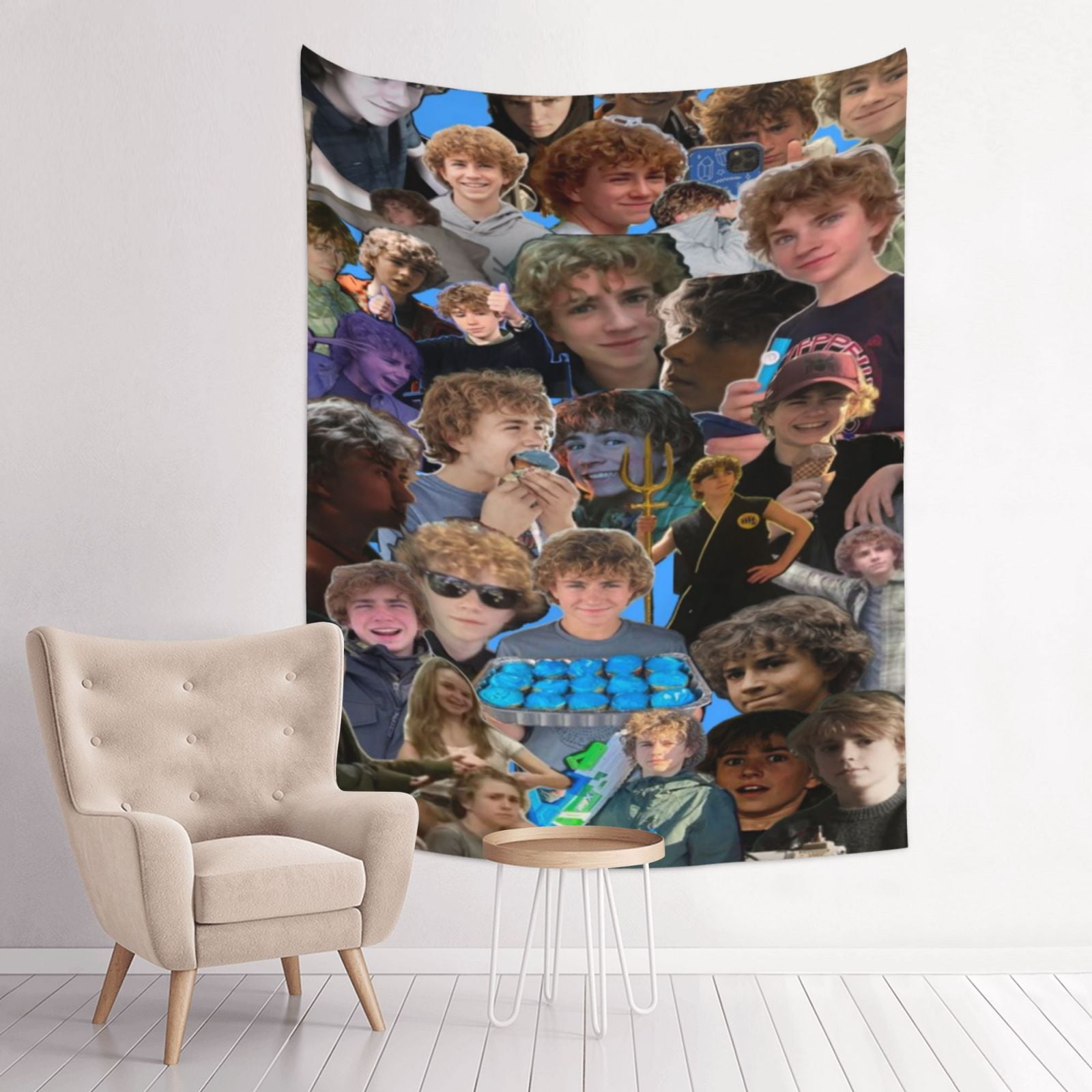 Walker Scobell Tapestry Anime Poster Large Background Wall Art Bedroom ...