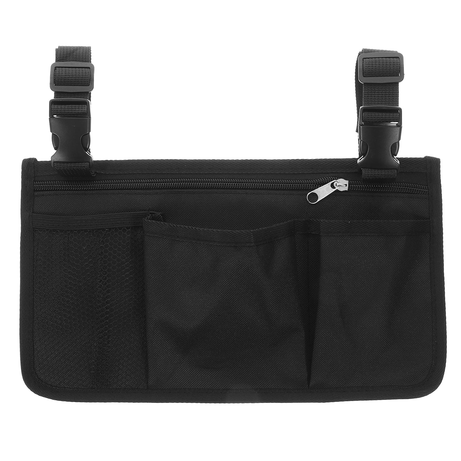 Walker Side Bag Wheelchair Hanging Pouch Oxford Cloth Wheelchair Bag Stroller Side Bag