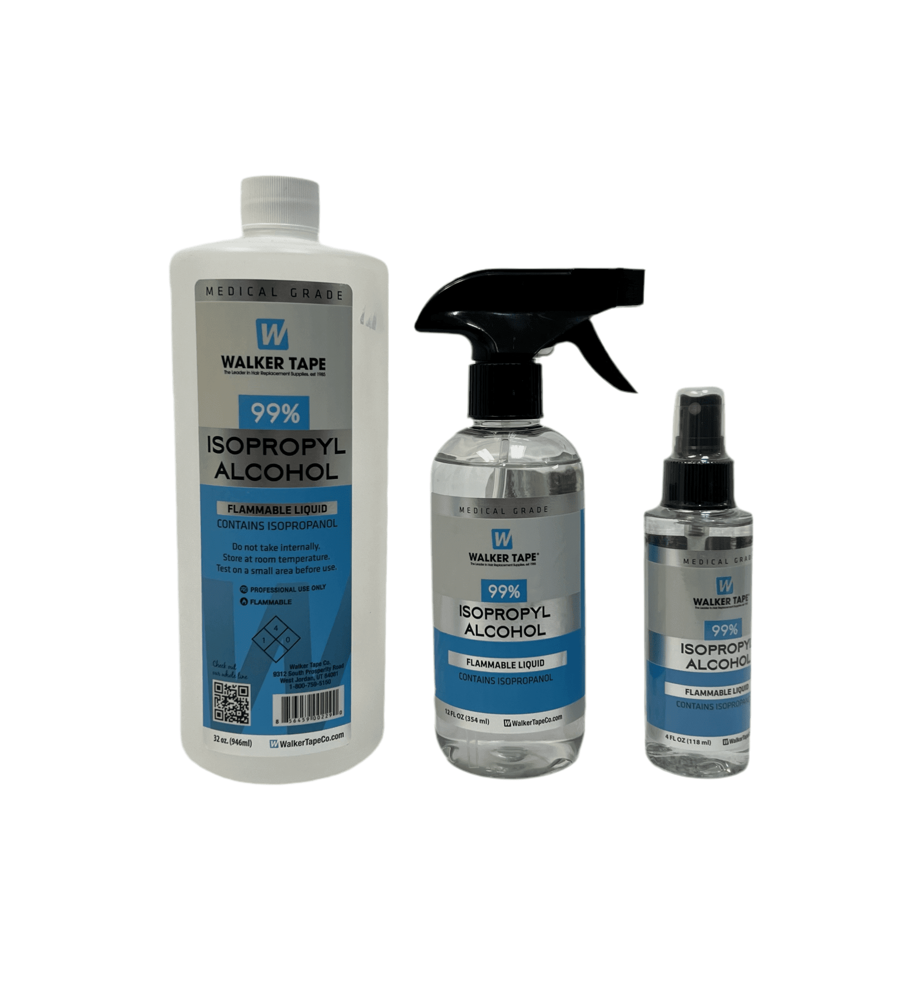 Walker Tape - 99% Alcohol - Medical Grade - 32 Fl Oz, Bottle - Walmart.com
