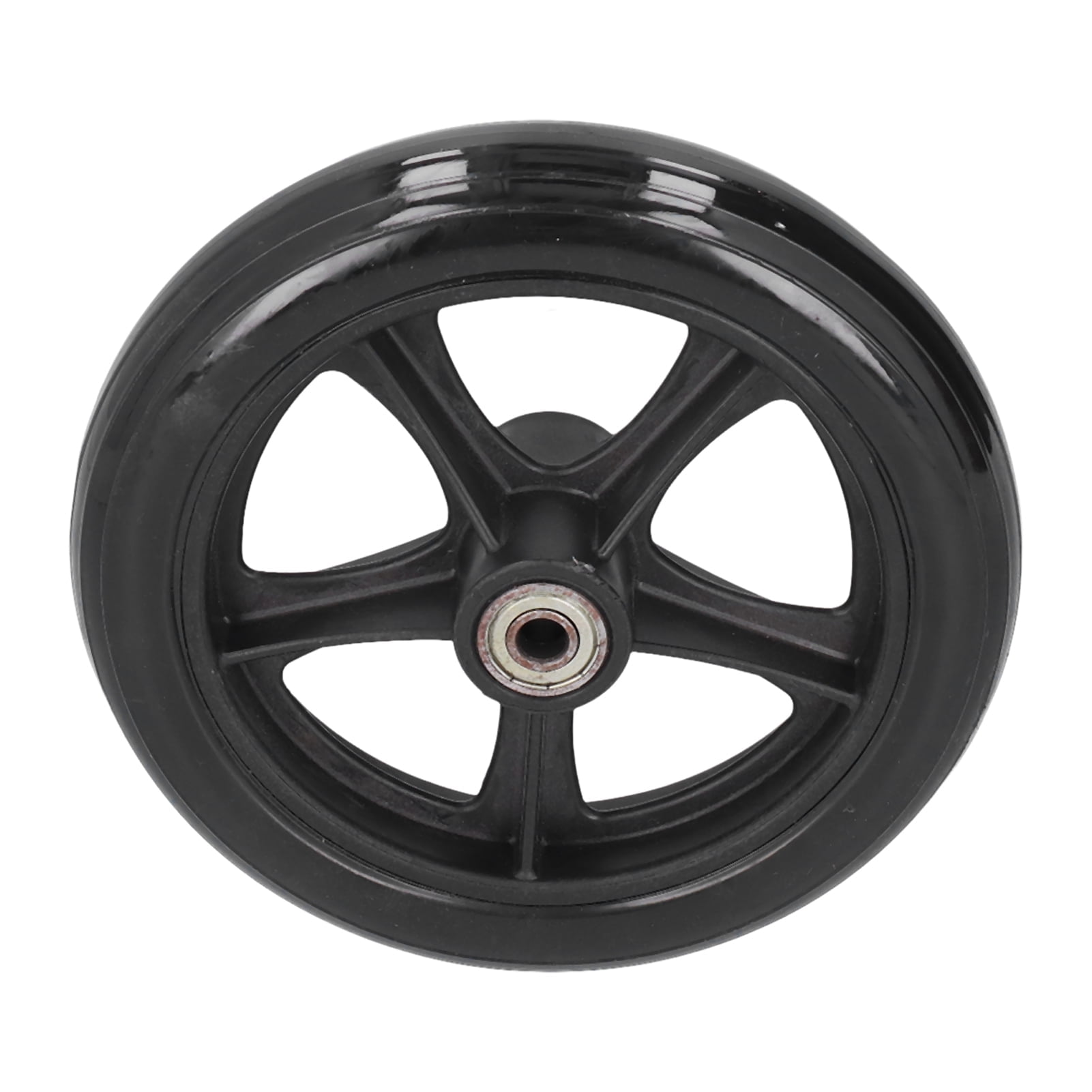 Walker Tire, Black Skidproof Wheelchair Wheel Replacement For Rollator ...