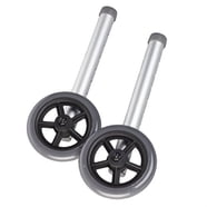 "Drive Medical 5"" Universal Walker Wheels with Rolling Gliders, Gray ...