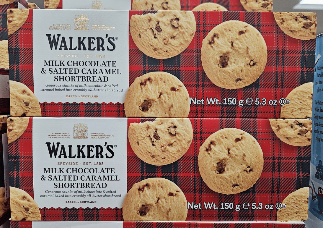 Walker’s Milk Chocolate & Salted Caramel Shortbread 5.3oz 150g (2 Boxes ...