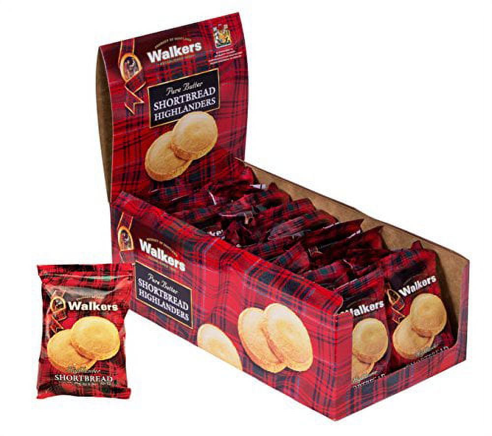 Walkerâ€™s Pure Butter Shortbread Highlanders â€“ 1.4 Ounce (Pack of 18 ...