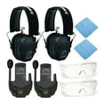 Walker's Razor Slim Electronic Muff (Black, 2-Pack) Bundle - Walmart.com