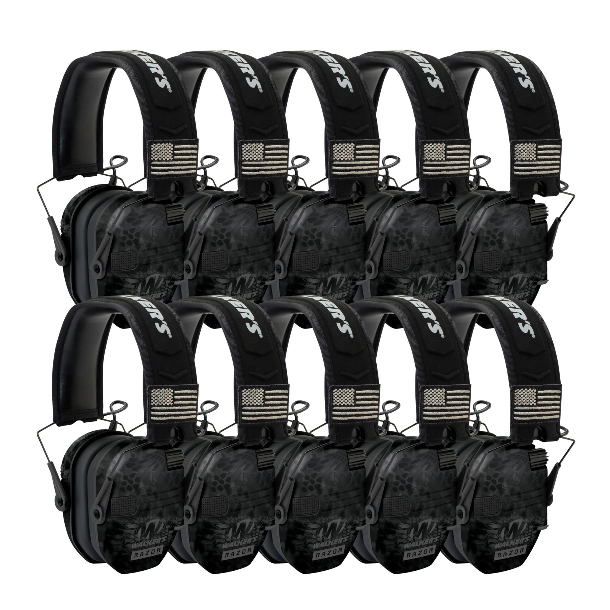 Walker's Razor Slim Electronic Shooting Muffs Patriot Series (Camo) (10-Pack) - Walmart.com