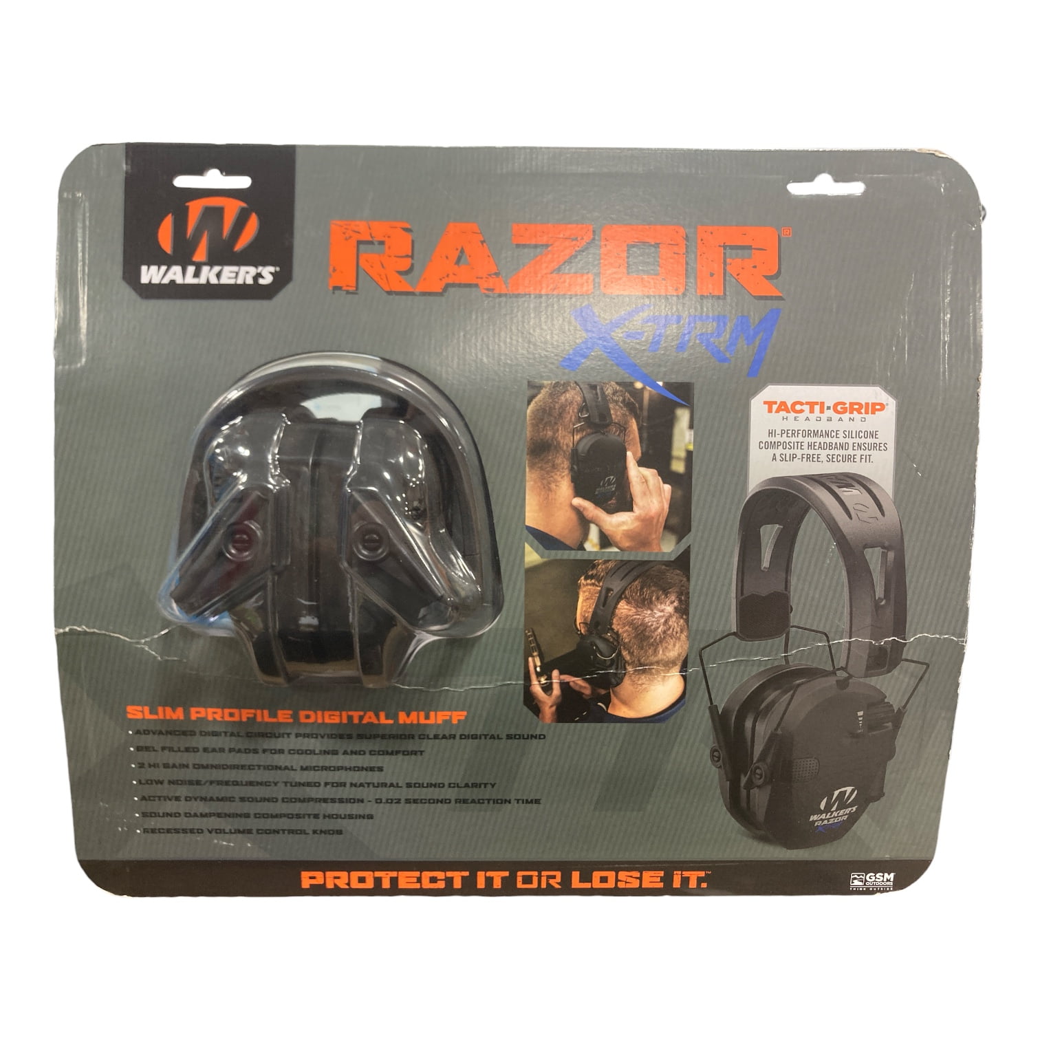 Walker's Razor X-TRM Electronic Ear Muffs with Tacti-Grip Headband ...