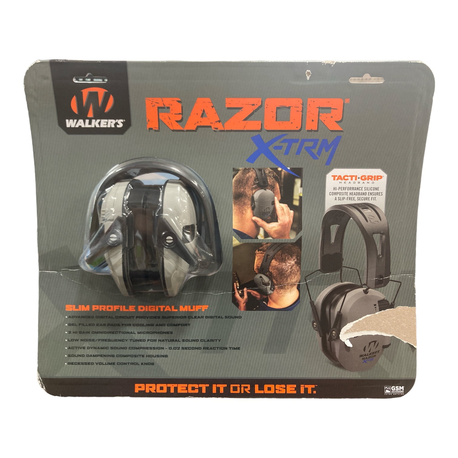 Walker's Razor X-TRM Electronic Ear Muffs with Tacti-Grip Headband ...