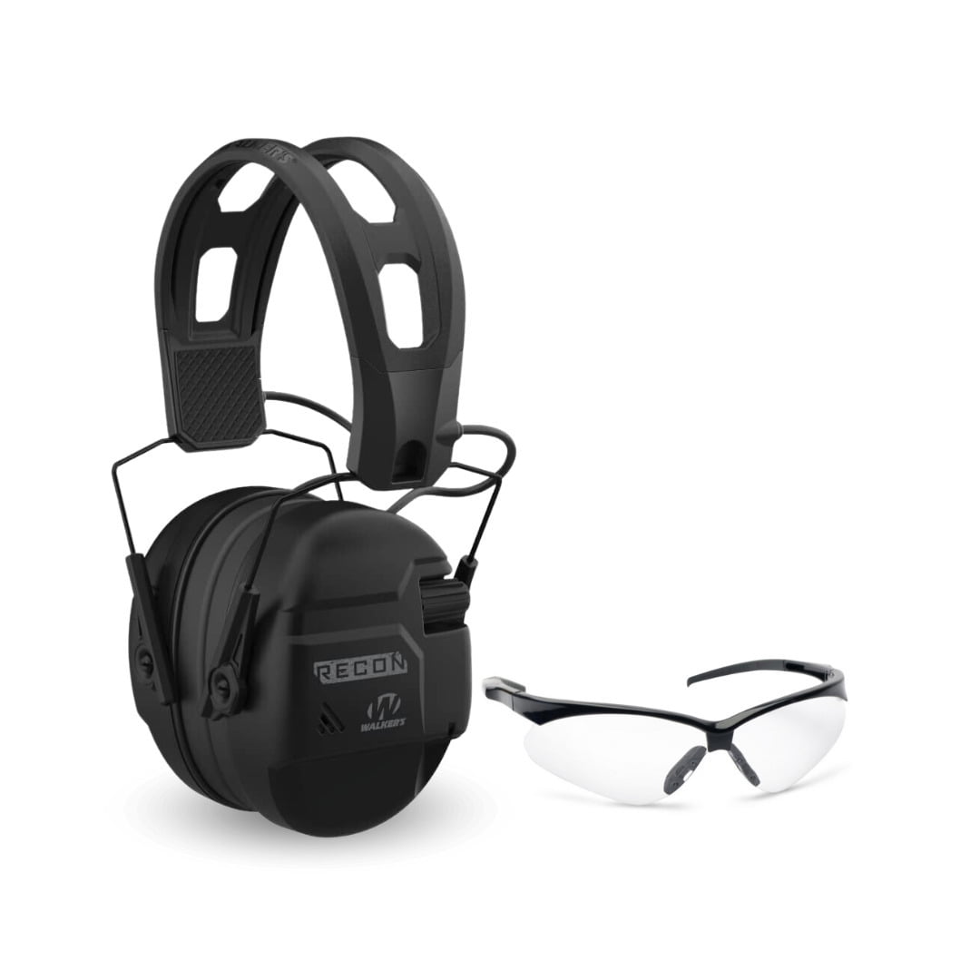 Walker's Recon Low-Profile Digital Electronic Muff with SAC Technology ...