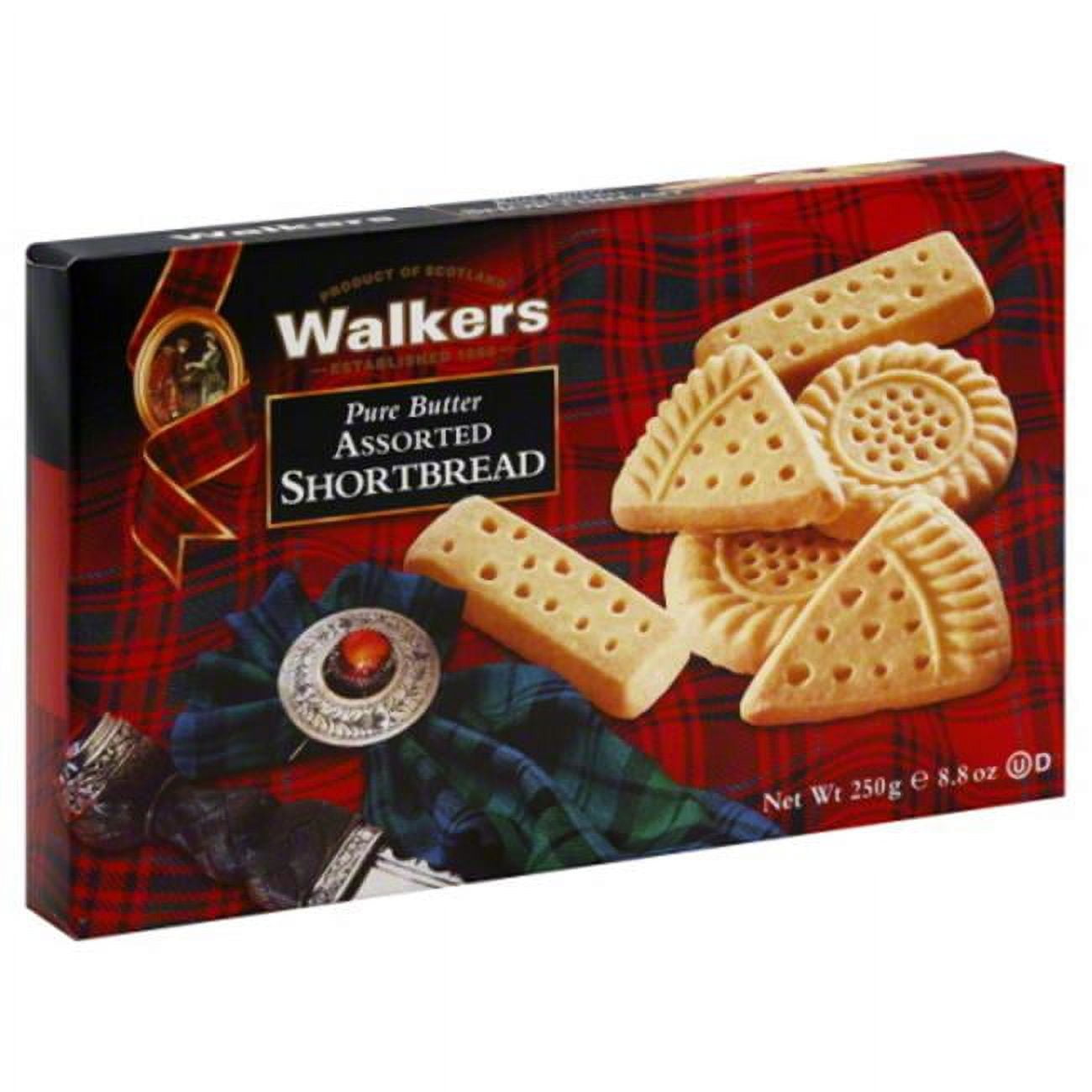 Walker's Shortbread Assorted Shortbread Cookies, Pure Butter Shortbread ...