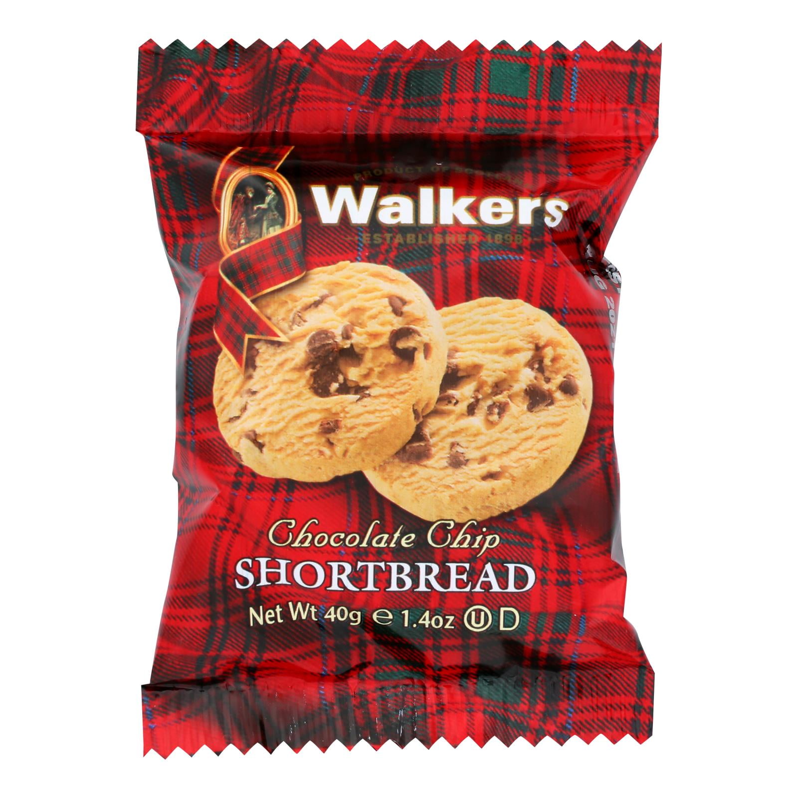 Walker's Shortbread Chocolate Chip Cookies, Pure Butter Shortbread ...