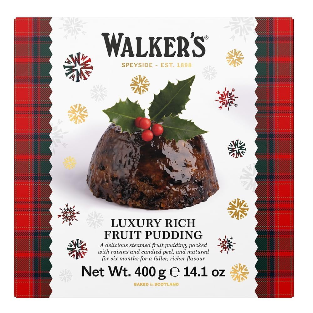 Walker's Shortbread Luxury Rich Fruit Christmas Pudding 400g - Walmart.com