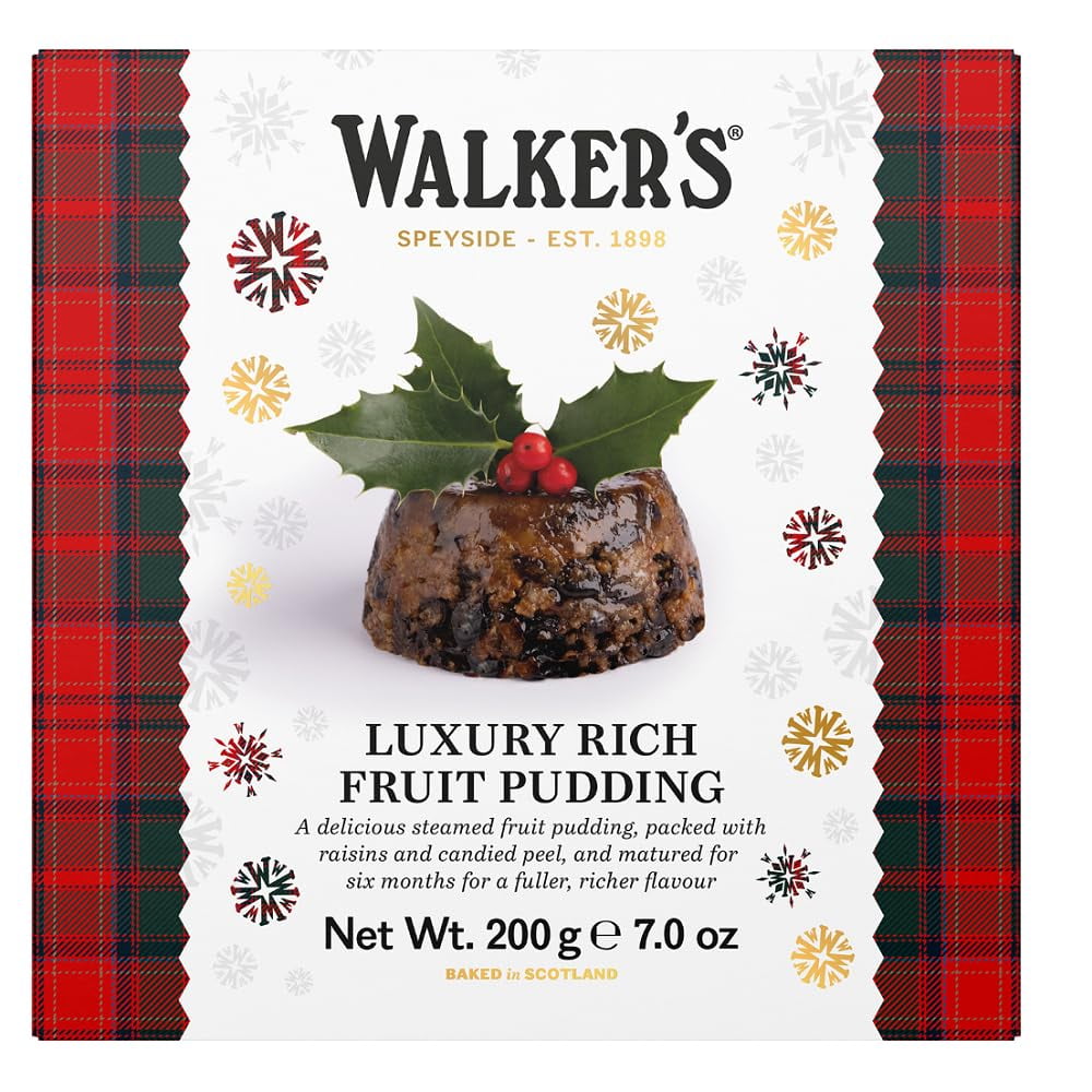 Walker's Shortbread Luxury Rich Fruit (Plum) Pudding 7 oz - Walmart.com