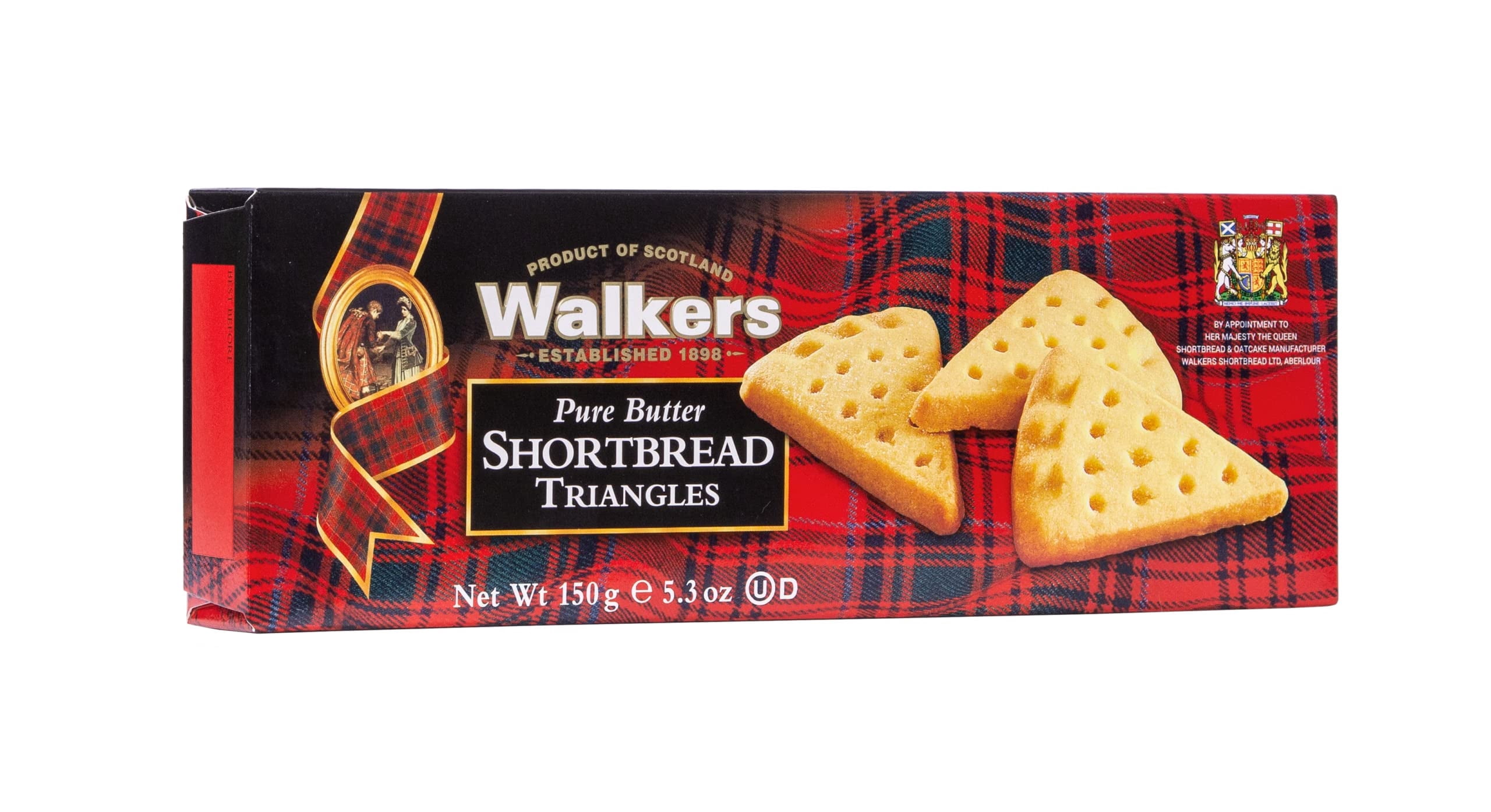 Walker's Shortbread Triangles, FEV6 All-Butter Shortbread Cookies, 5.3 ...