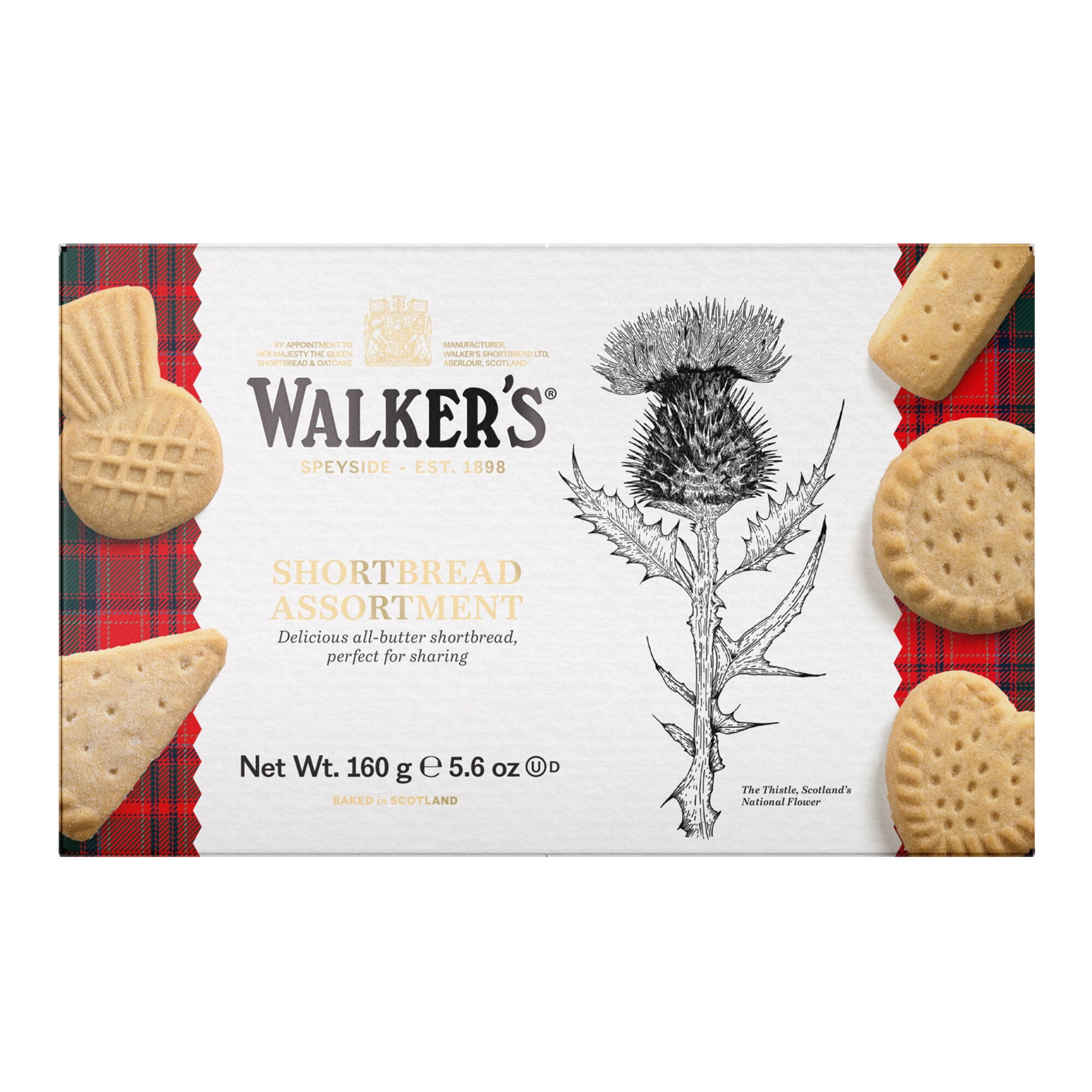 Walker's Assorted Shortbread Thistle Flower 5.6 oz. - Walmart.com
