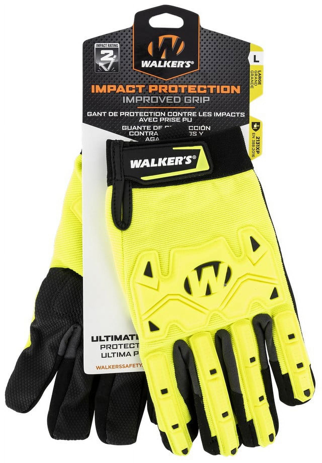 Walkers Game Ear GWPSFHVFFPUIL2LG Razor Hi Viz Impact Resist SIze LG ...