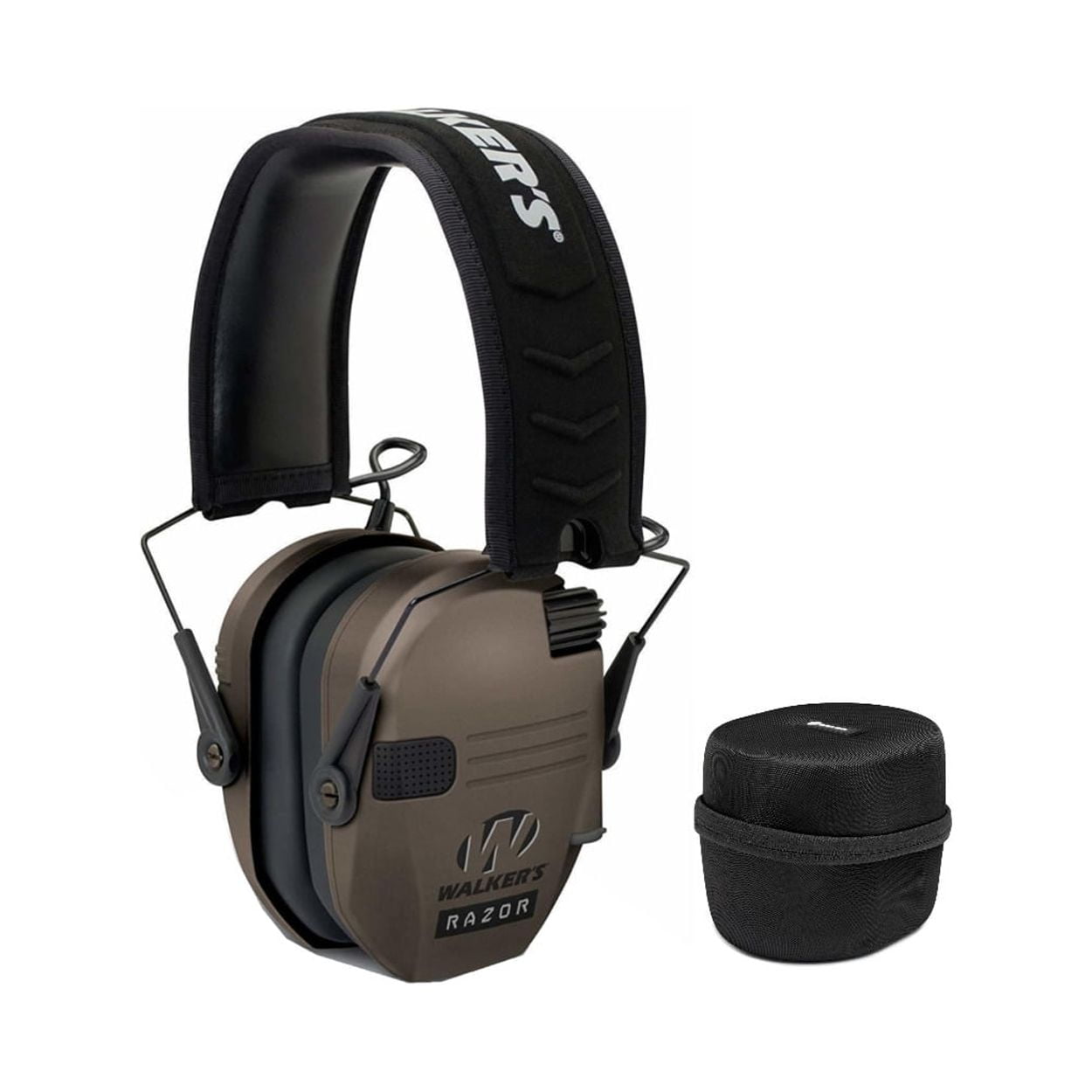 Walkers Game Ear Razor Muffs (Earth) with Protective Case - Walmart.com