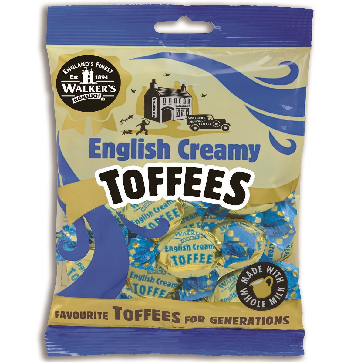 Walkers Nonsuch English Creamy Toffees 150g (Pack of 3) - Walmart.com