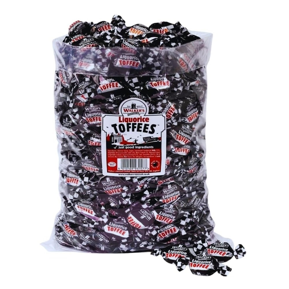 Walkers Nonsuch Liquorice Toffee Bags 2.5kg - Walmart.com