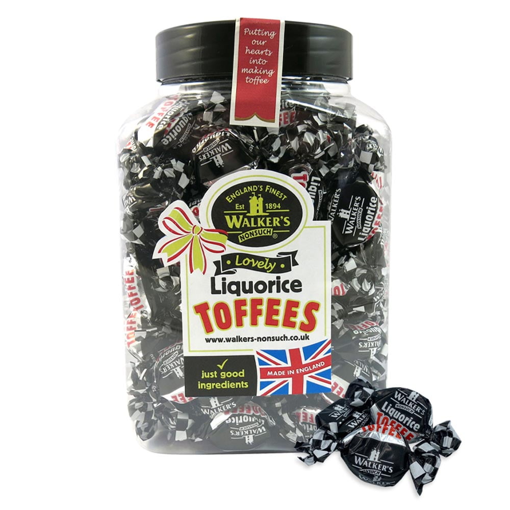 Walkers Nonsuch Liquorice Toffees 1.25kg, Individually Wrapped ...