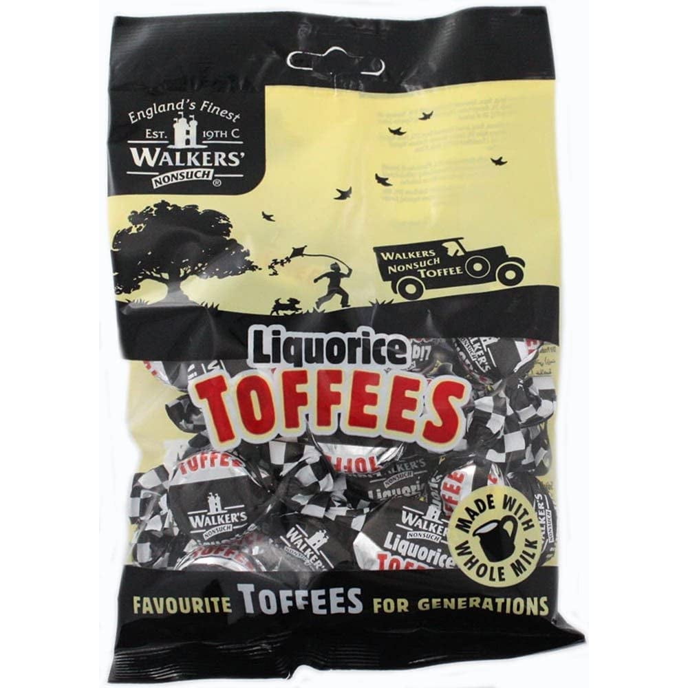 Walkers' Nonsuch Liquorice Toffees | with Condensed Milk & Black ...