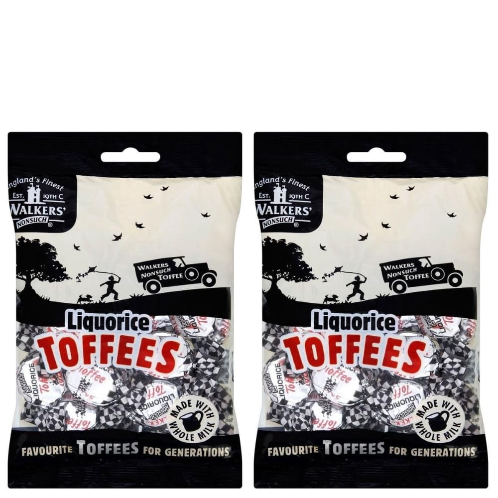 Walkers' Nonsuch Liquorice Toffees ESF27 | with Condensed Milk & Black ...