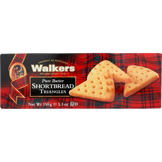 Walkers Pure Butter Shortbread Triangle 150g - Walmart.com
