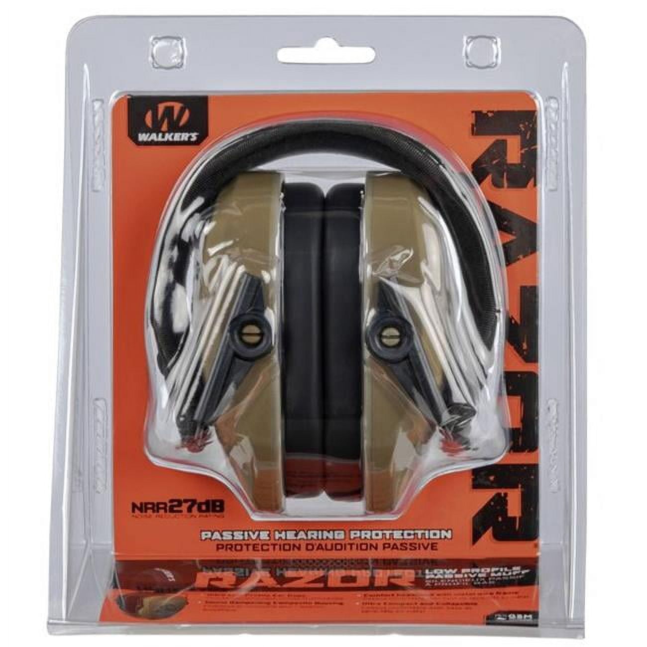 Walkers Razor Passive Ear Muff, Green - Walmart Business Supplies